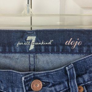 7 For All Mankind | Jeans | 7fam Dojo Cropped Blue Jeans Original ...
